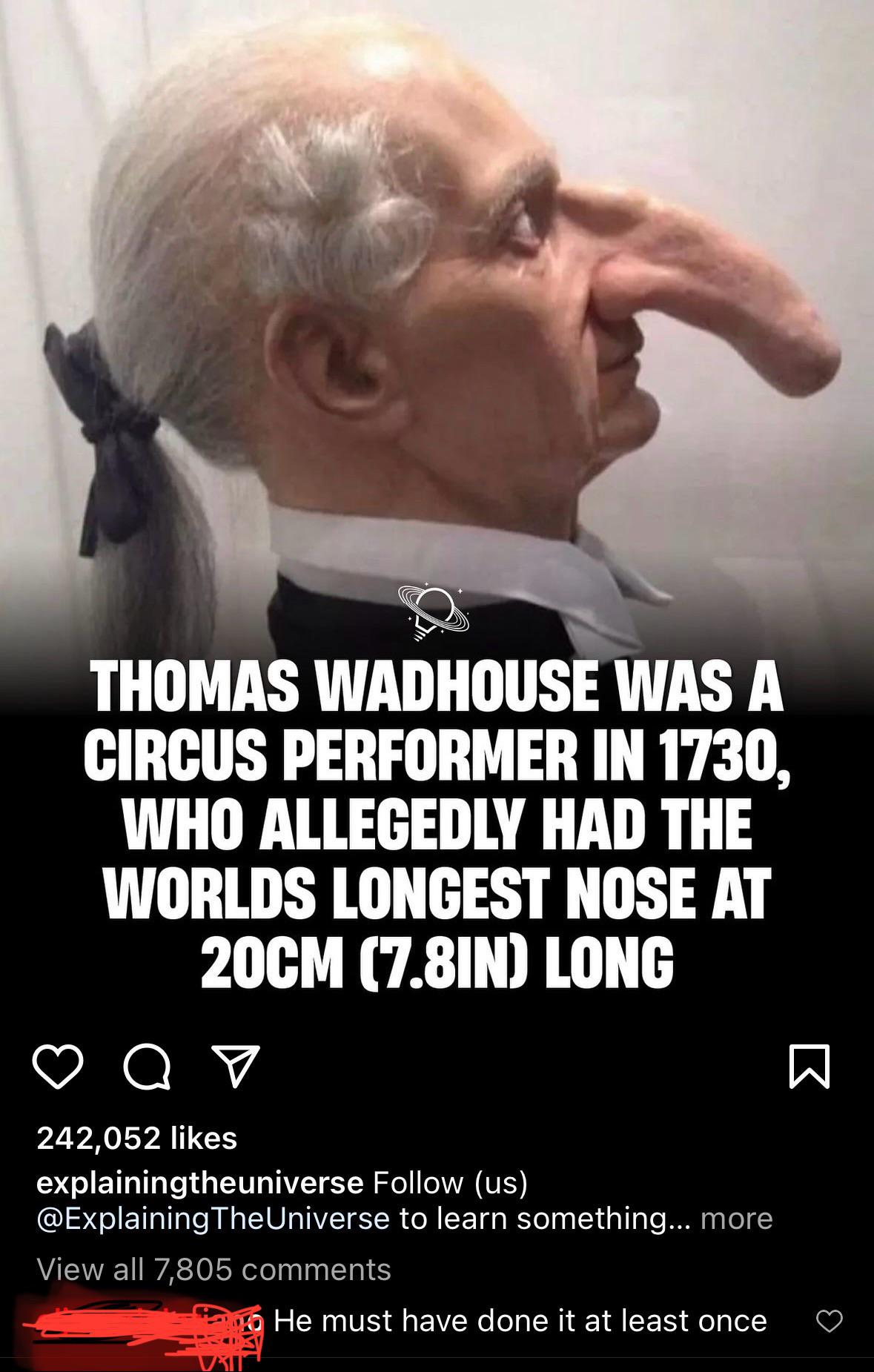 Cursed nose | Scrolller