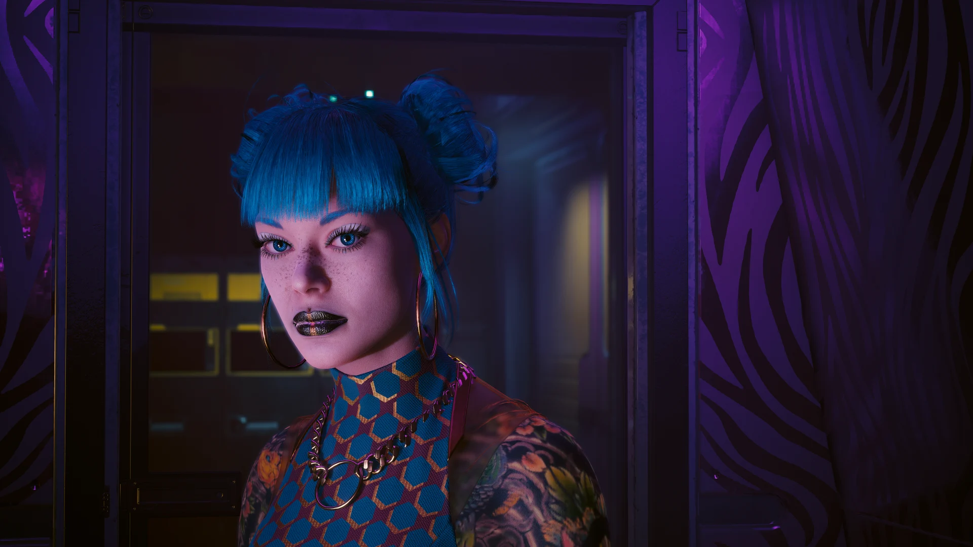 Cyberpunk 2077 Receptionist [1920x1080] | Scrolller