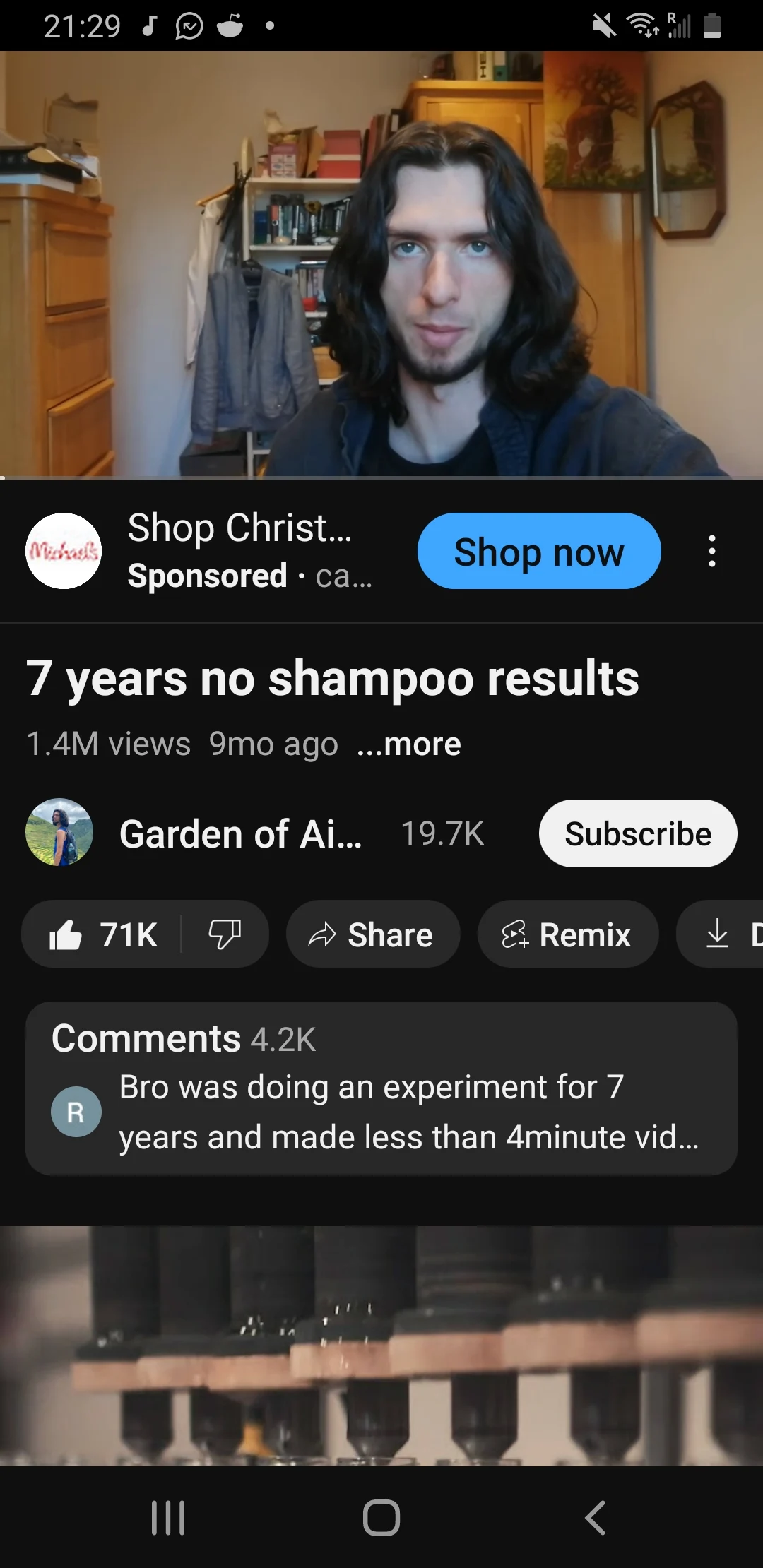 Just finished this video, is no shampoo actually better ?? | Scrolller