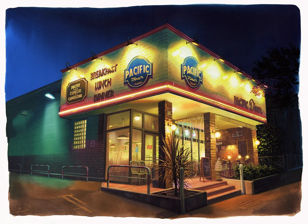 Pacific Diner by Kita Hideaki | Scrolller