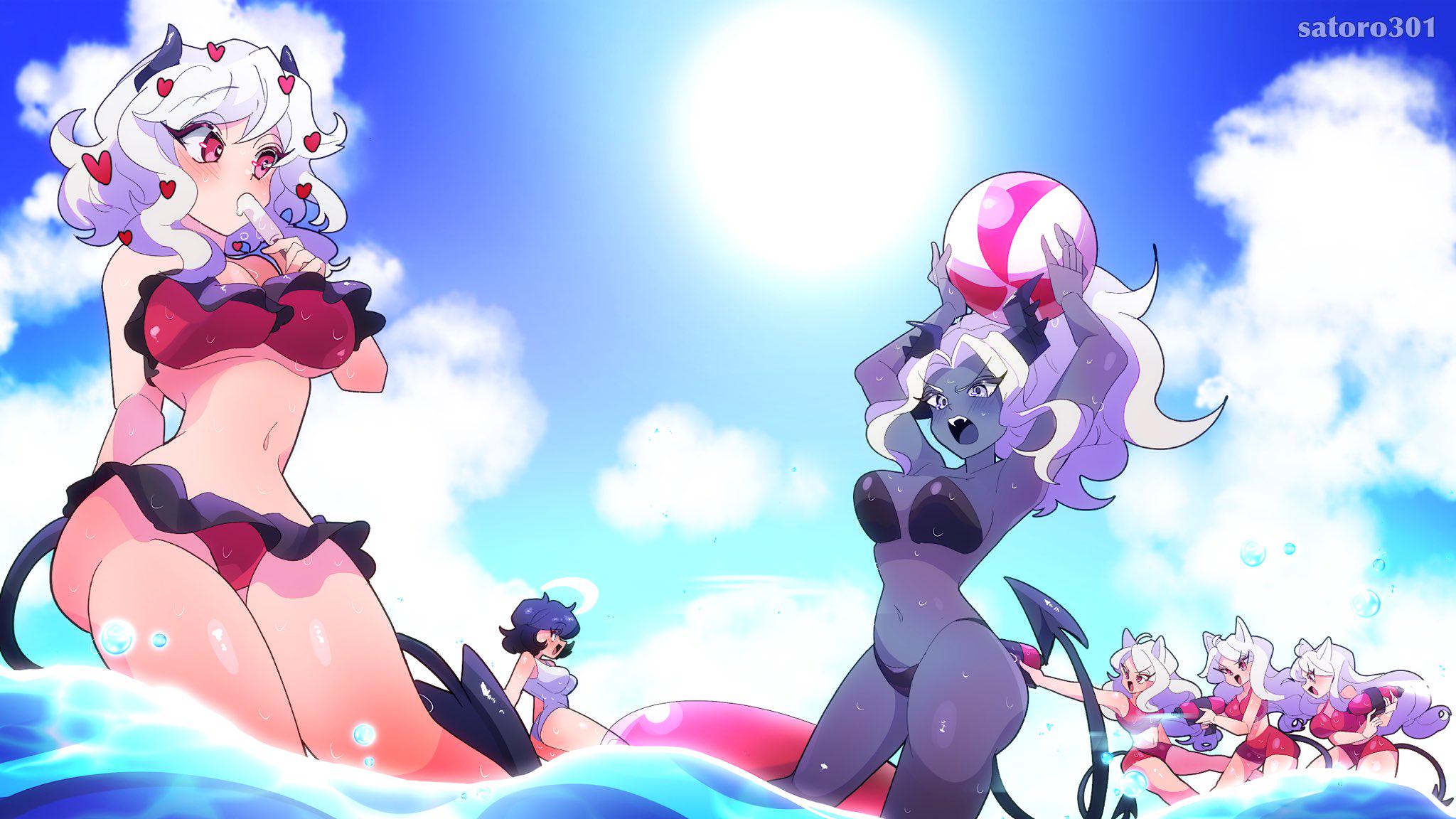 Helltaker The Beach Episode | Scrolller