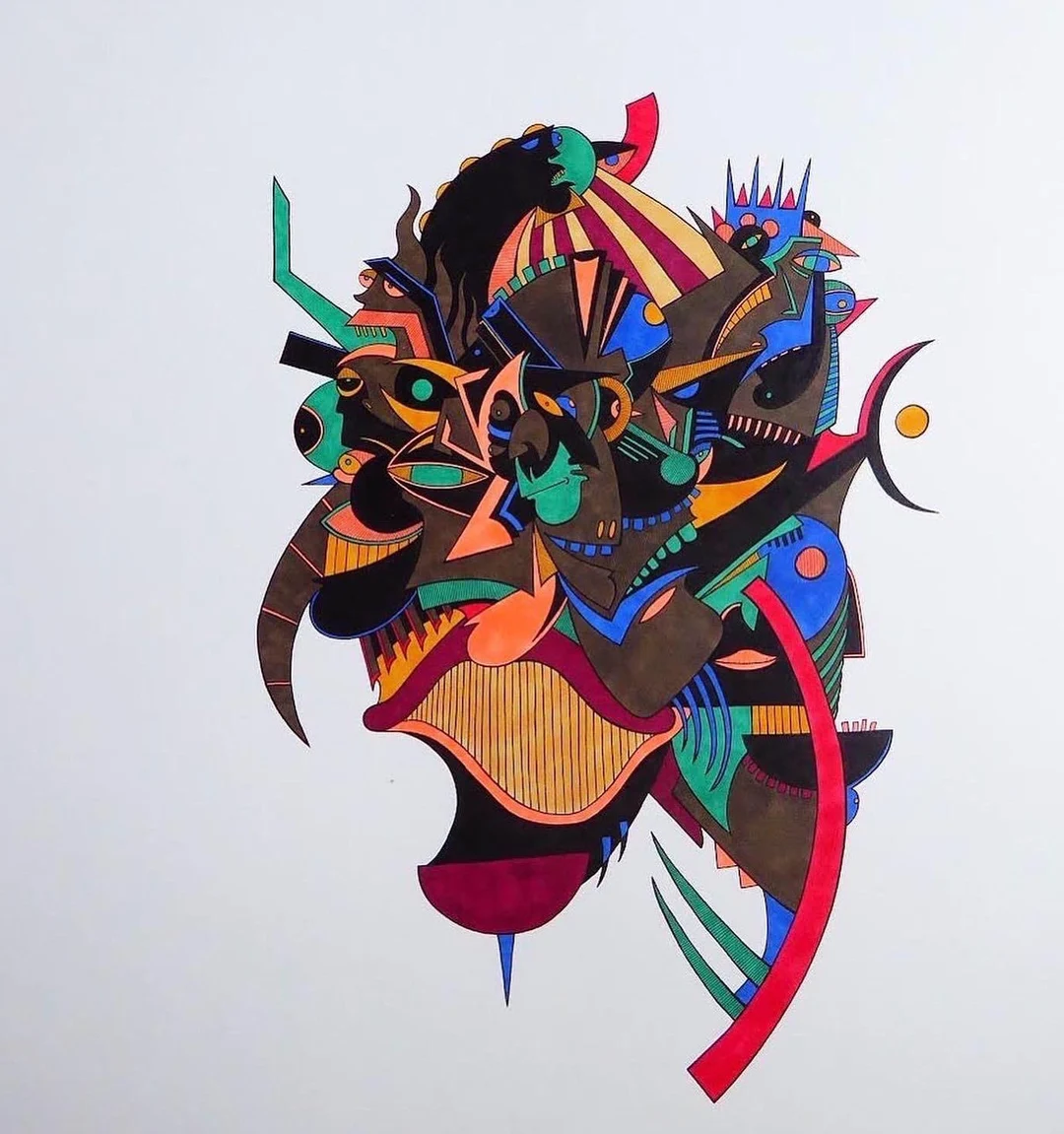 “Treasure” ink on paper, 2022 | Scrolller