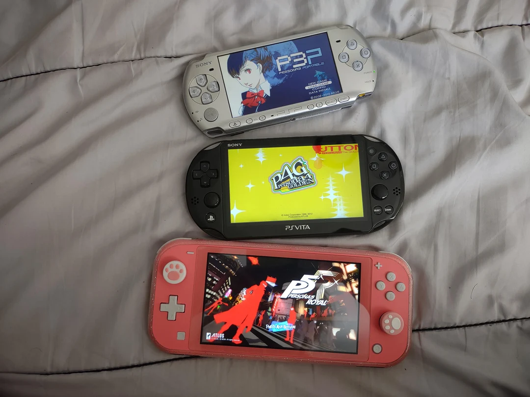 three generations of portable persona | Scrolller