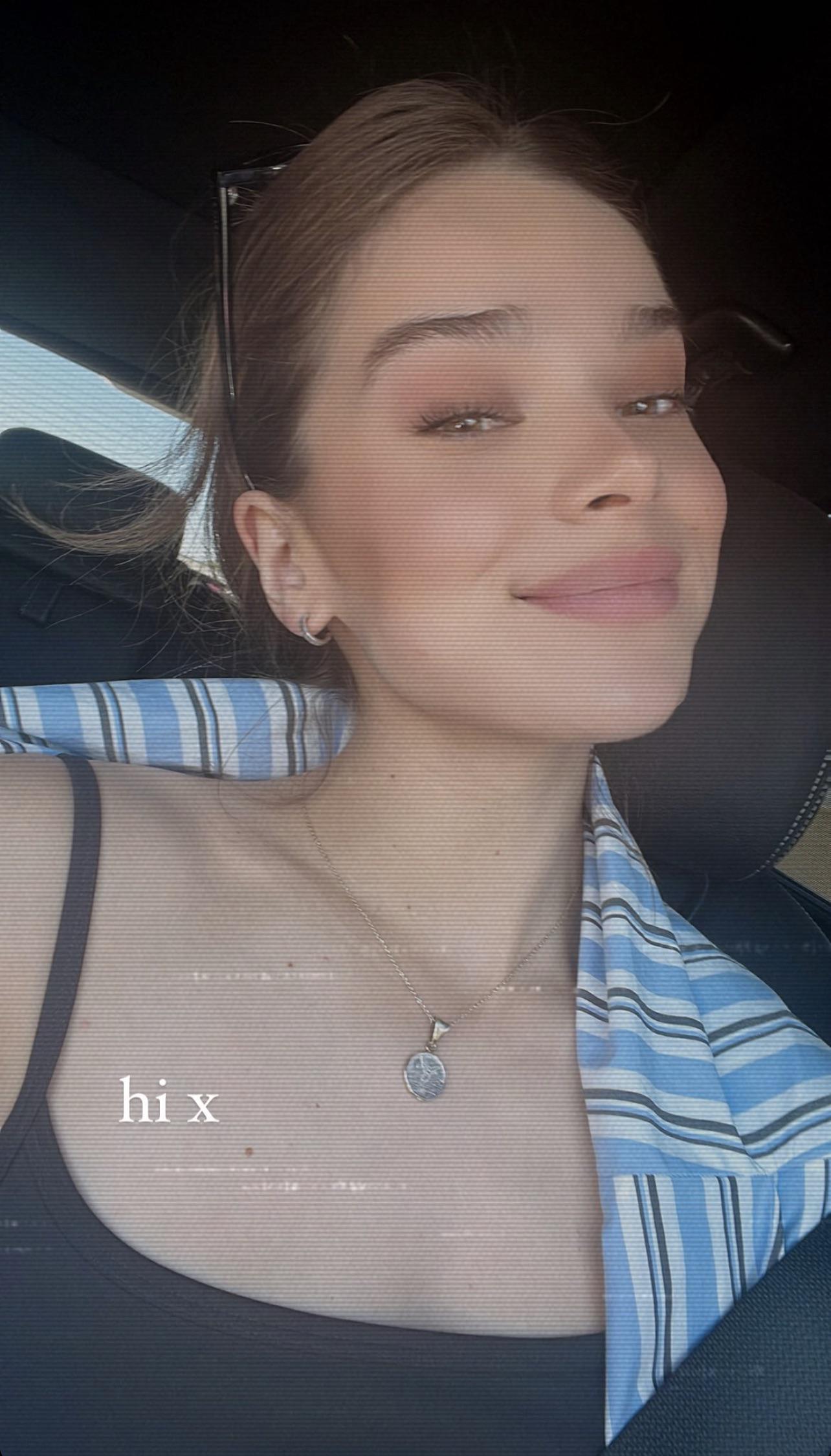 Hailee selfie | IG story August 2023 | Scrolller