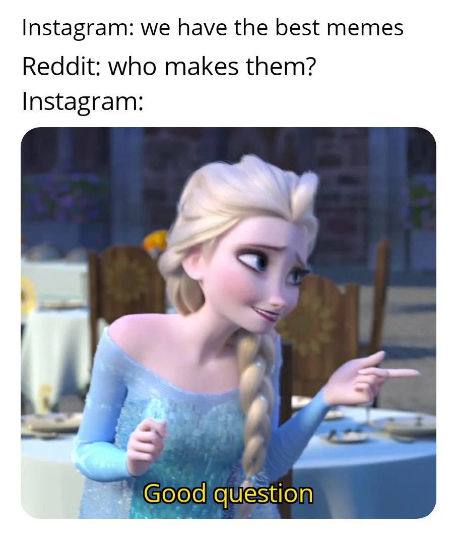 It's really good question | Scrolller