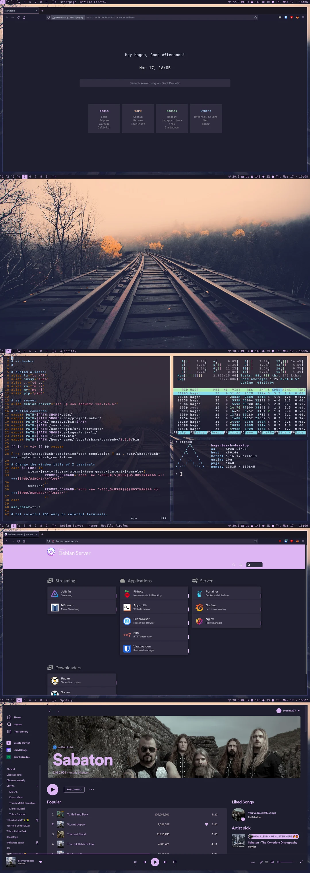 [dwm] catppuccin wip | Scrolller