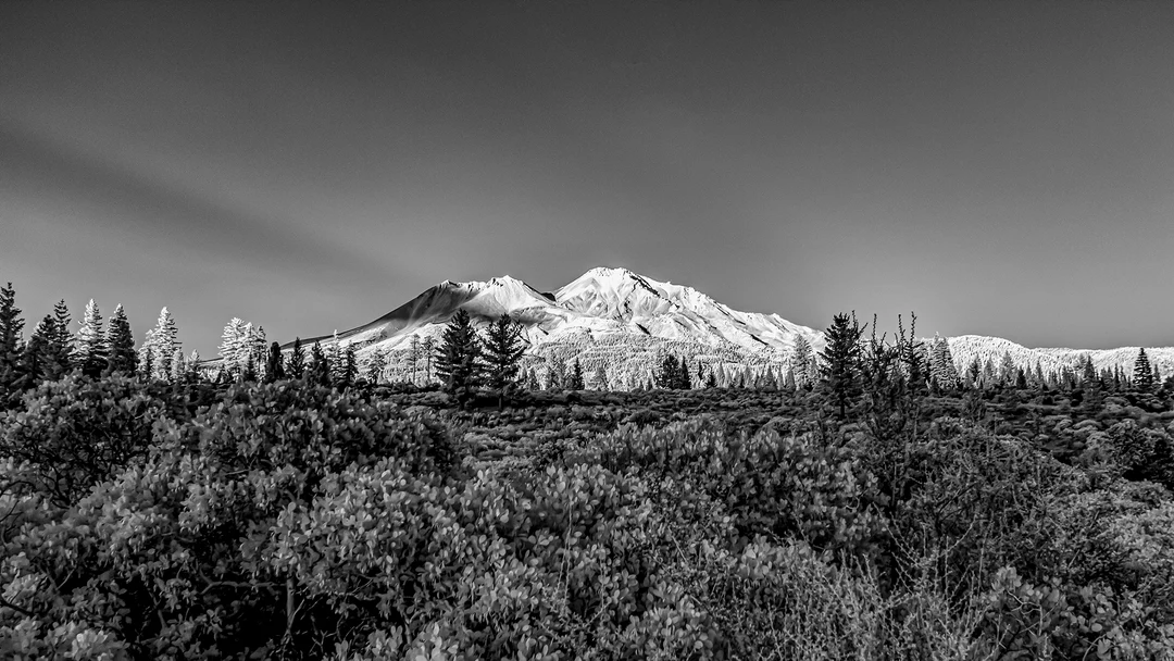 Mount Shasta, Shadowed - 06 SEP 2022; Converted Canon 1200D/Canon 10-22mm/Kolari K665 | Scrolller