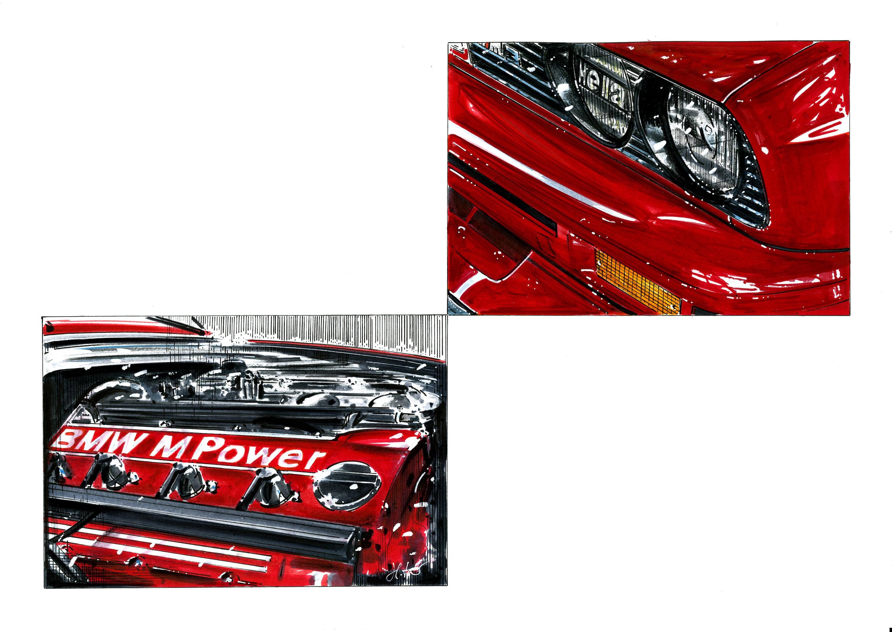 My artwork of a BMW E30 M3 | Scrolller