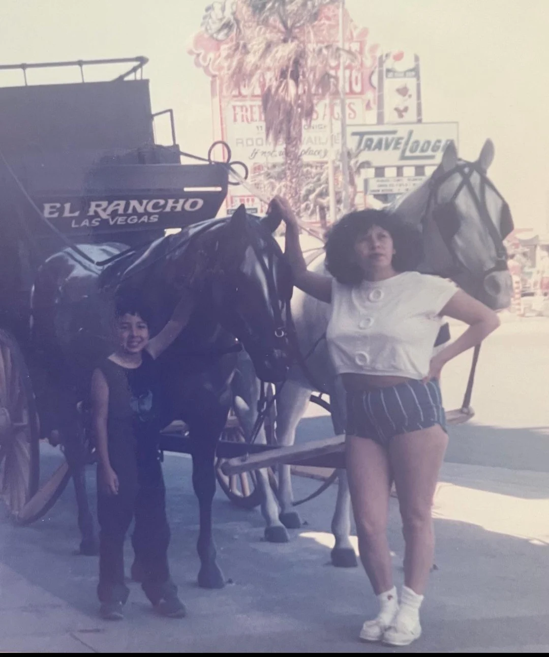 My mom in the early 80s oh, and my older brother | Scrolller