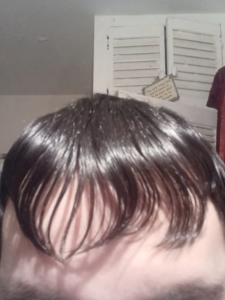 I just want to know why my bangs keep going in crazy directions | Scrolller