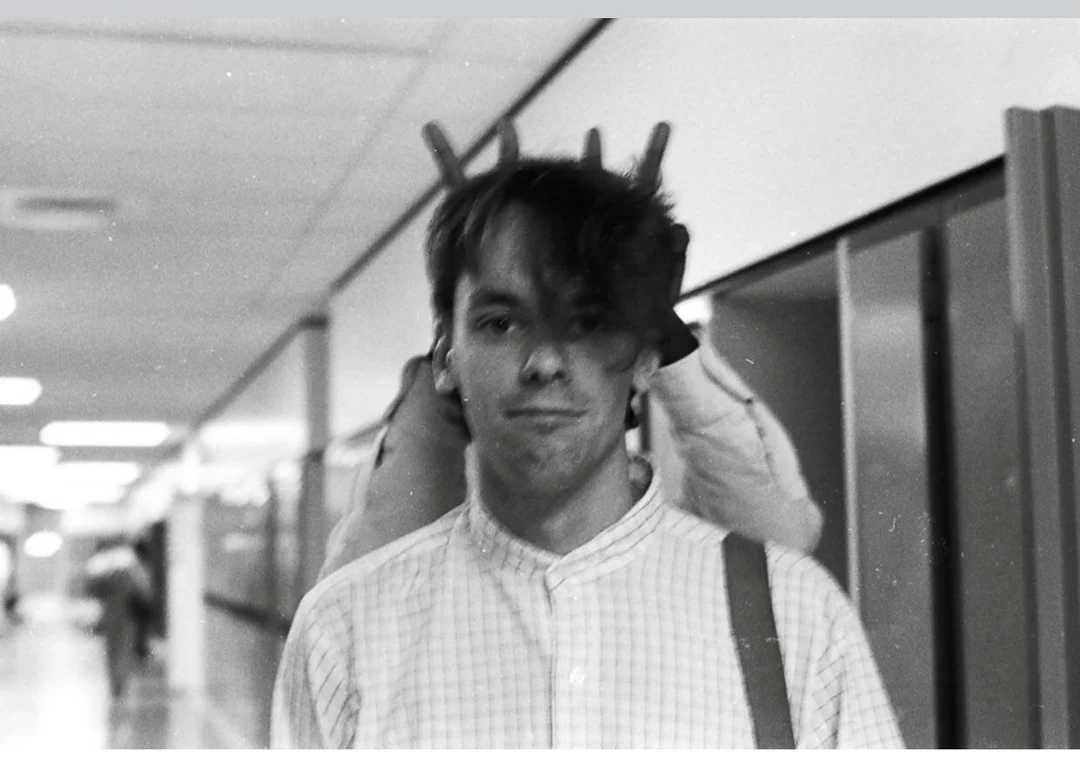 I was encouraged to post it this here - teen me, c.1986 (prankster unknown). | Scrolller