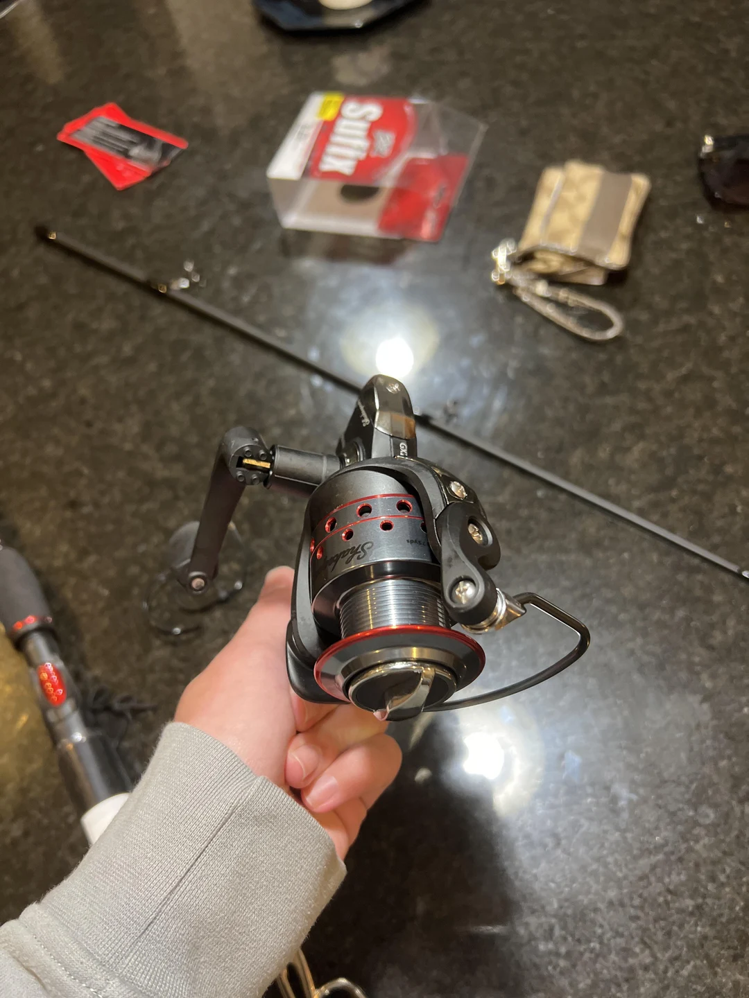 Got the ugly stik gx2 combo rod, why is the handle like that? How do I fix it? | Scrolller