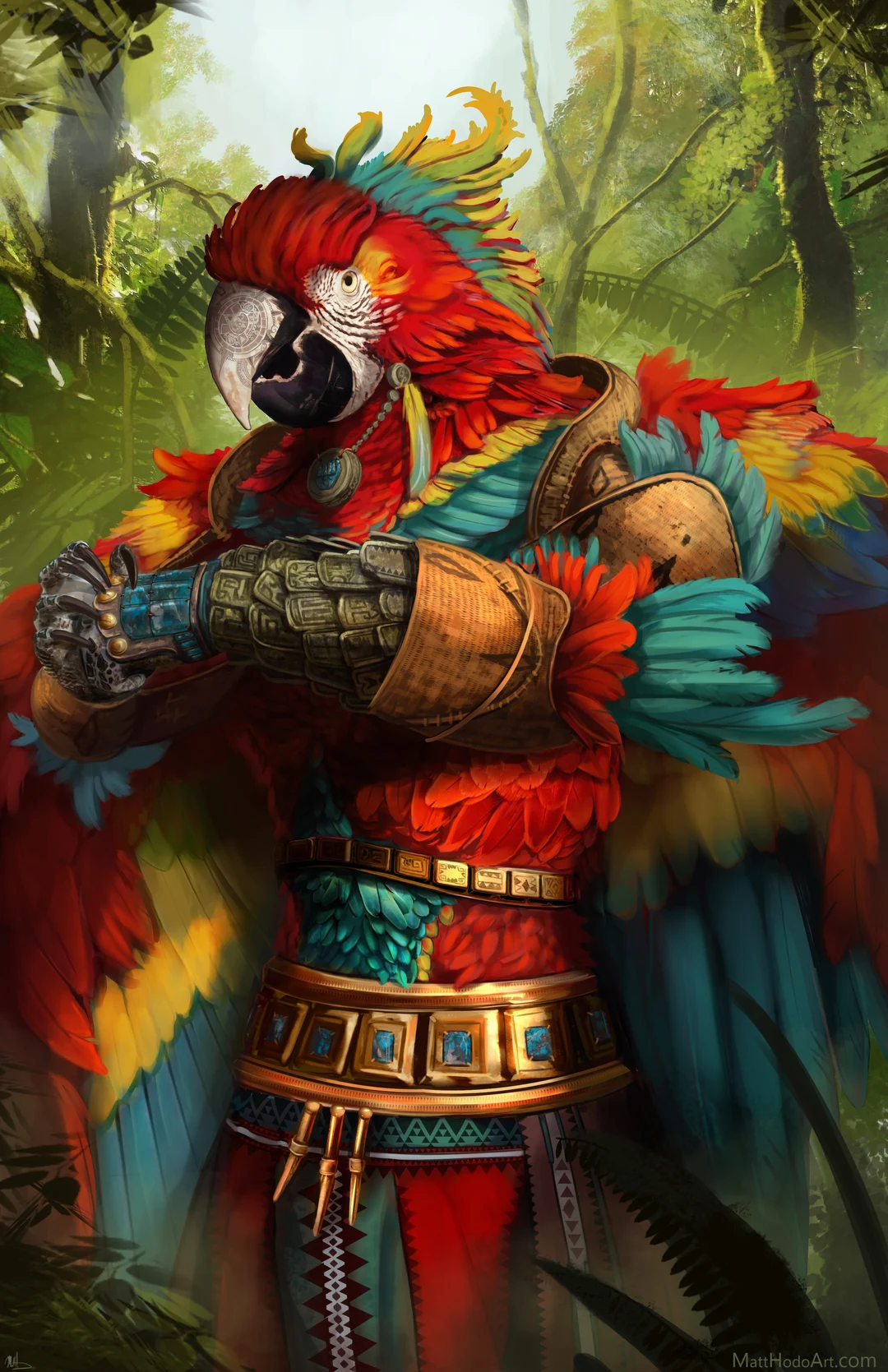 Macaw Monk by Matt Hodorowski (Devtexture) | Scrolller