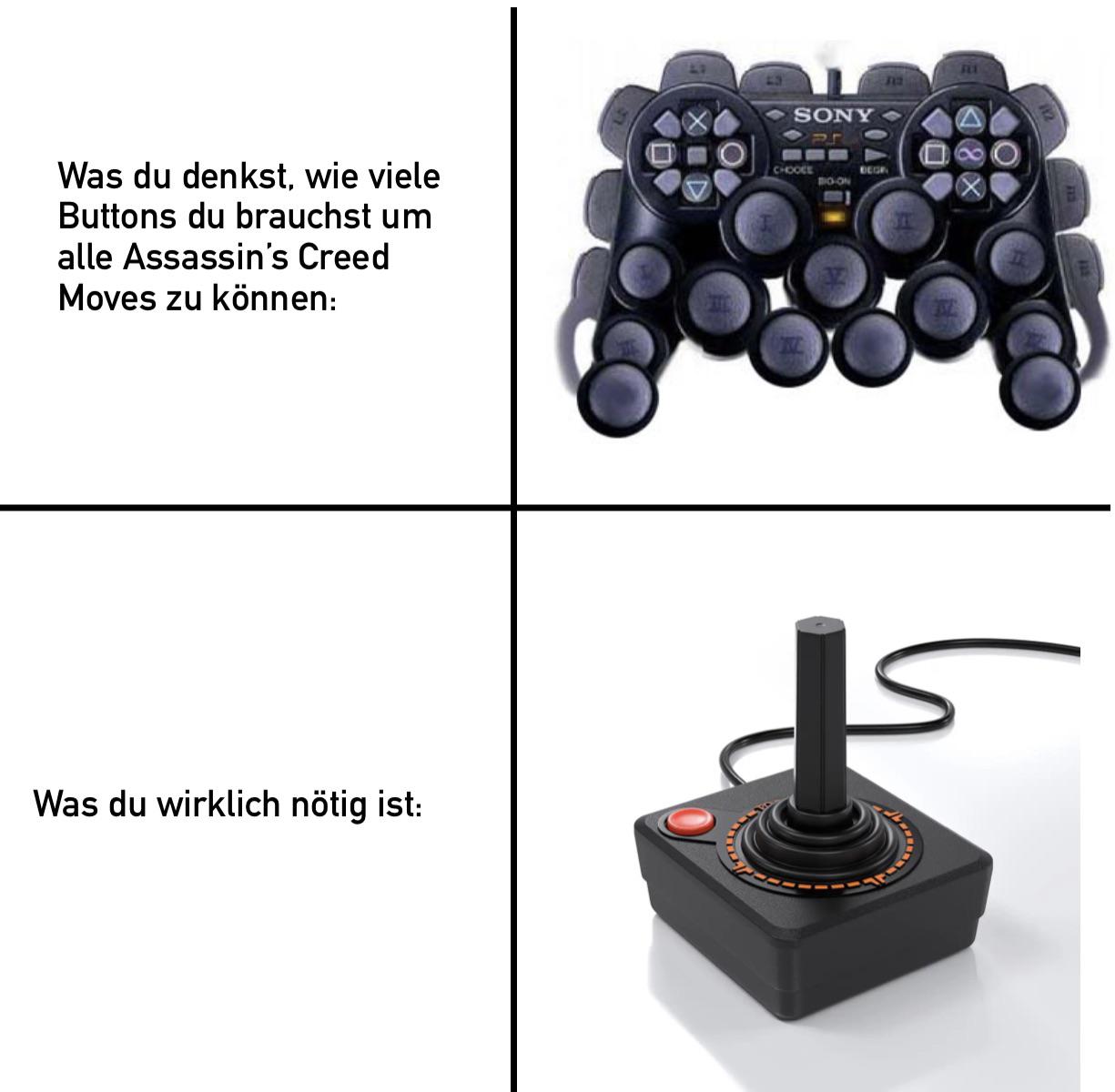 Assassin’s Creed Controls in a nutshell. | Scrolller