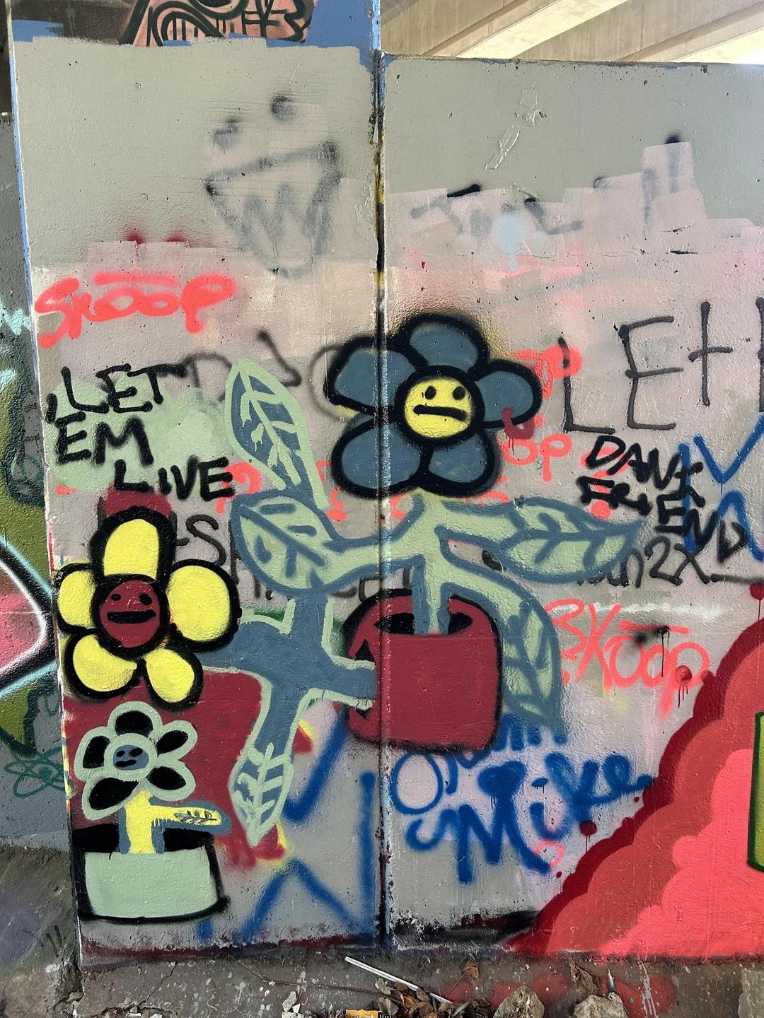 Discover more like Graffiti: A painting I did at a local graffiti wall 💐 and Related Content ...