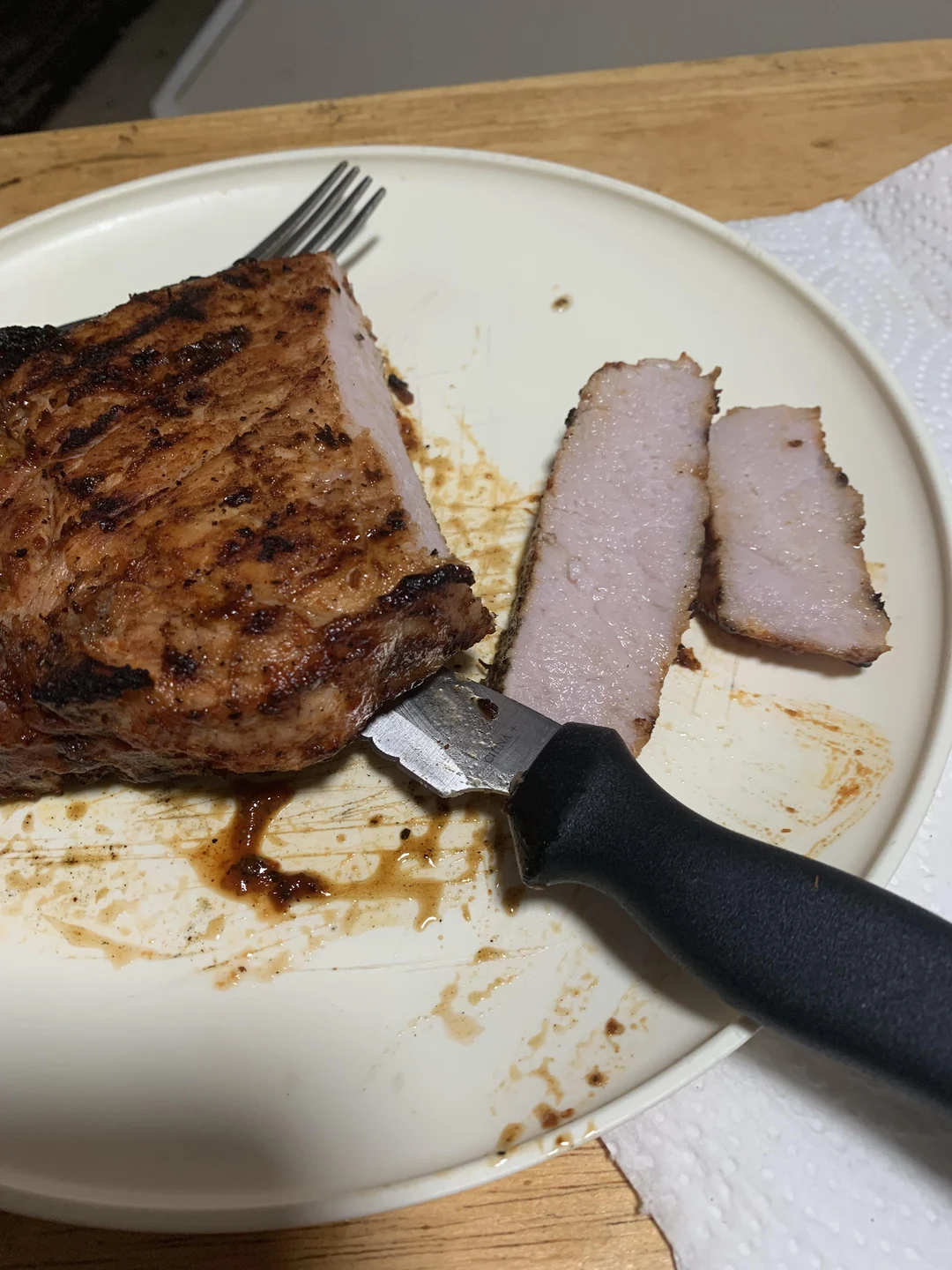 Pork chop from last night. | Scrolller