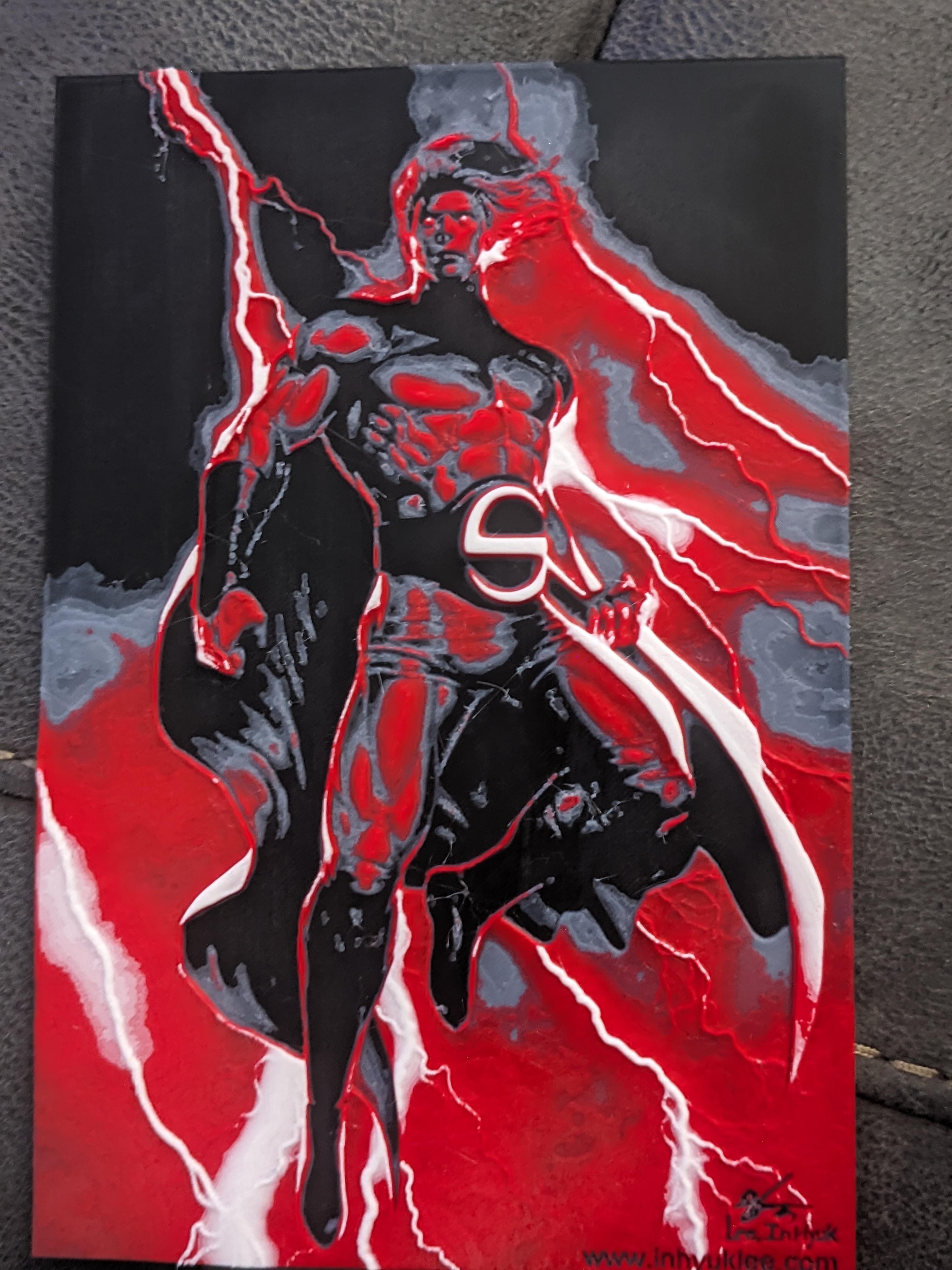 Printed this today. Wish the Sentry got more respect. Original art by InHyuk Lee | Scrolller