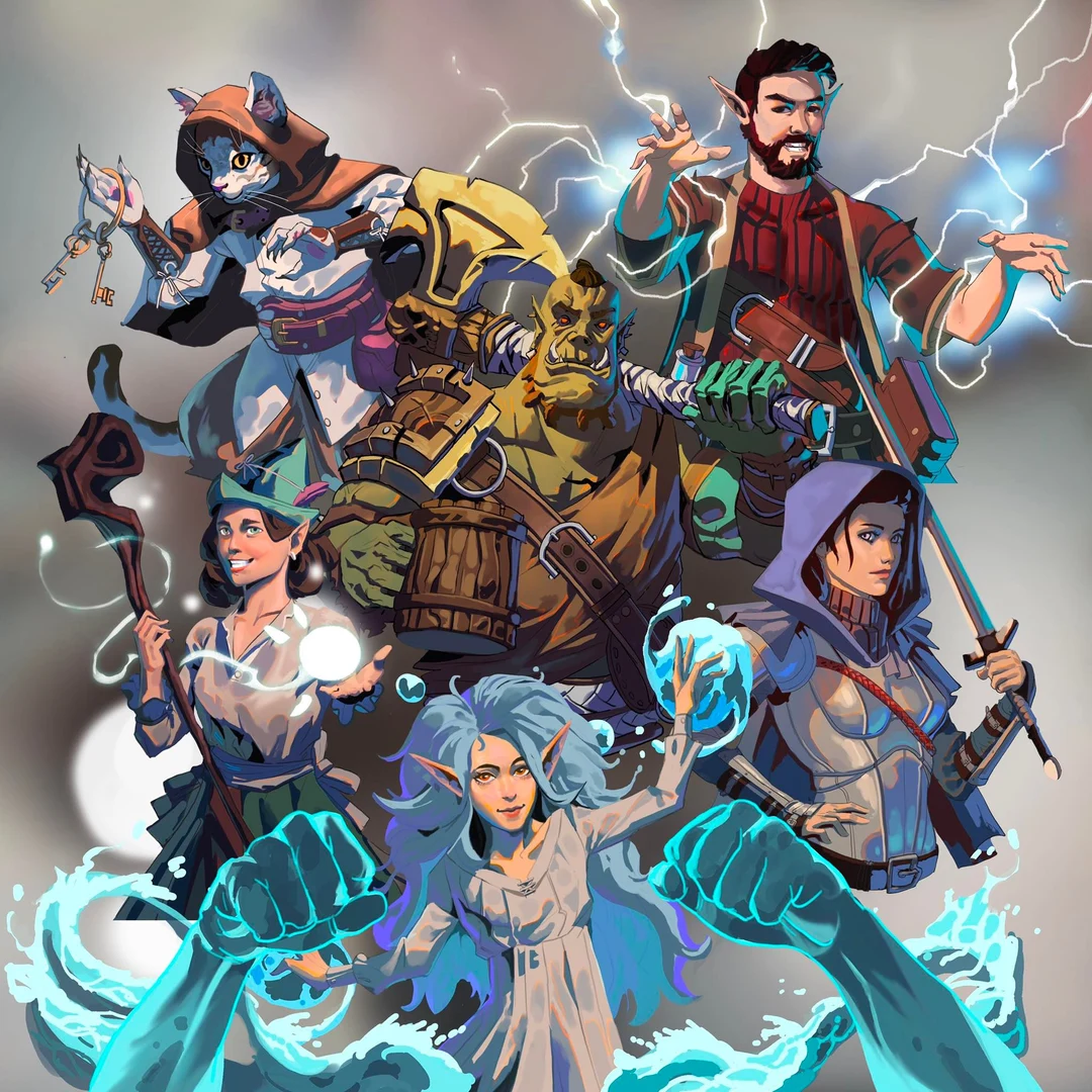 DnD party I drew | Scrolller