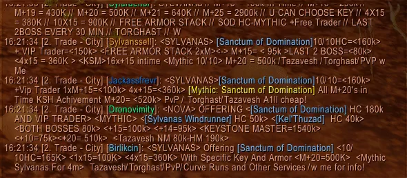 This is what the trade channel look like on EU nowadays. Is it as bad on NA servers? | Scrolller