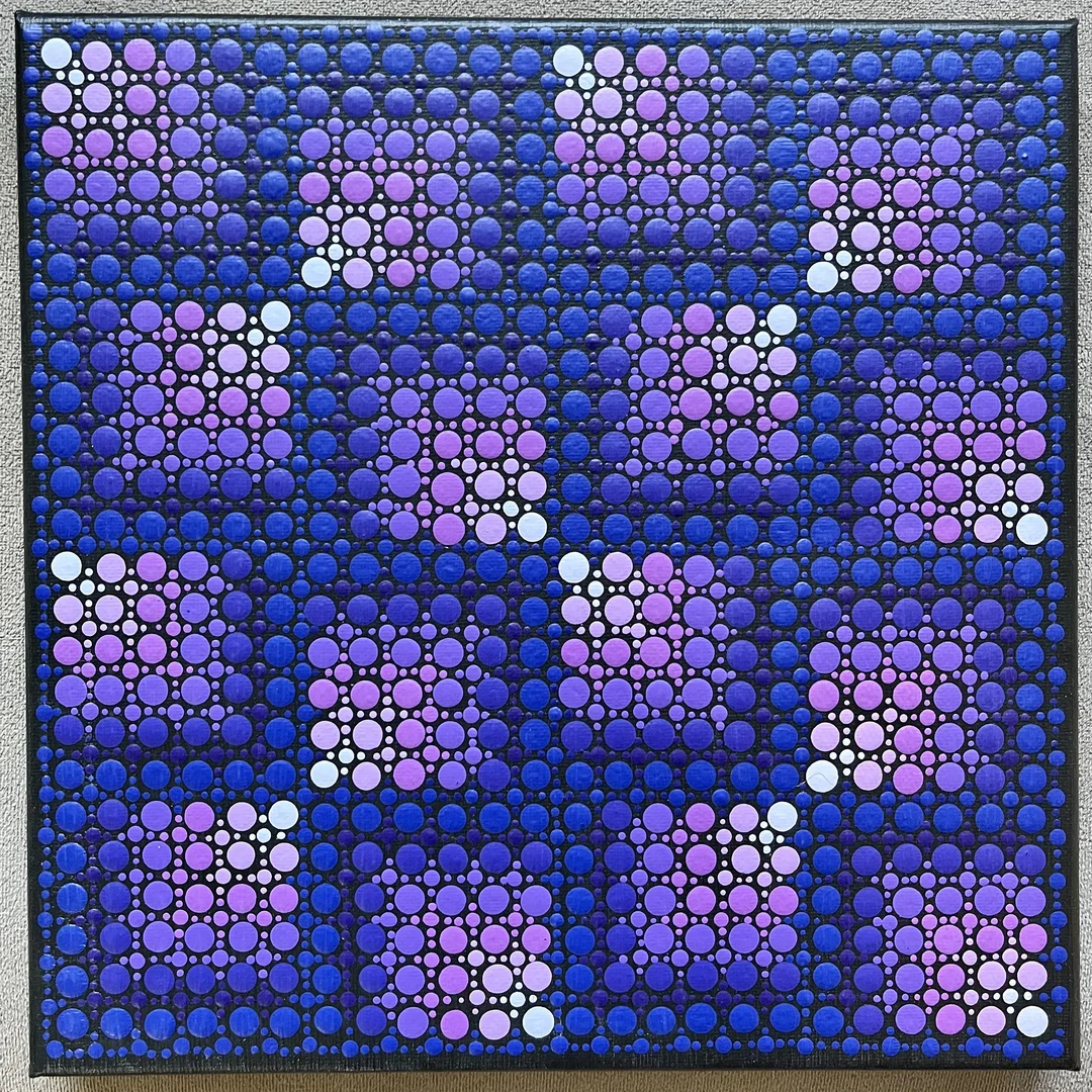 Discover more like Art: Purple dots, acrylic, me, 2022 and Related Content | Scrolller