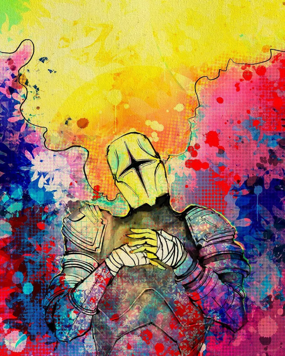 Shiny Armour, ScribblyJoe, ProCreate, 2024 | Scrolller