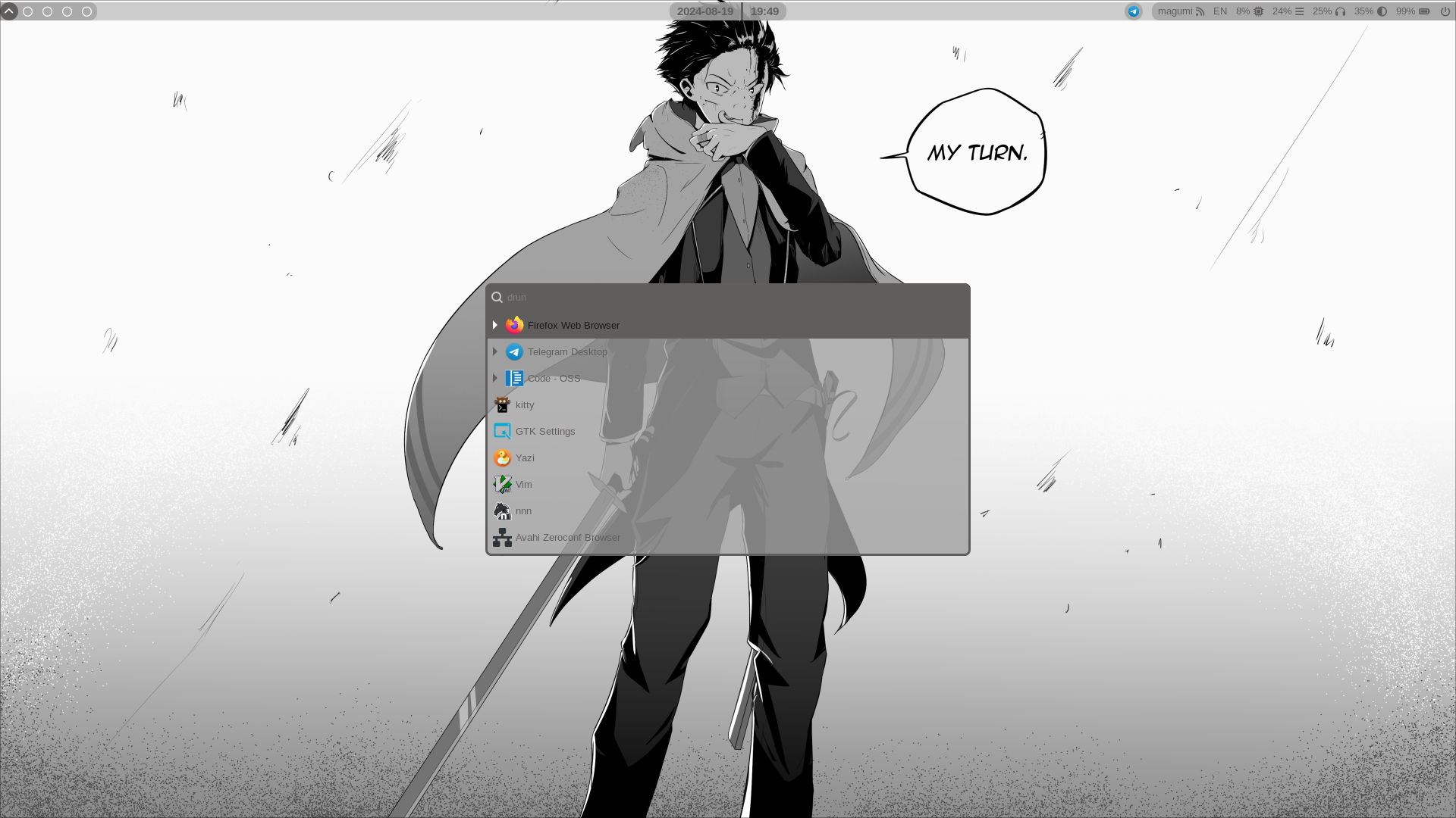 [Hyprland] natsuki subaru... | Scrolller