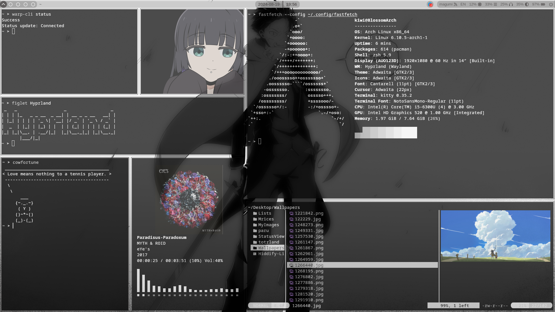 [Hyprland] natsuki subaru... | Scrolller