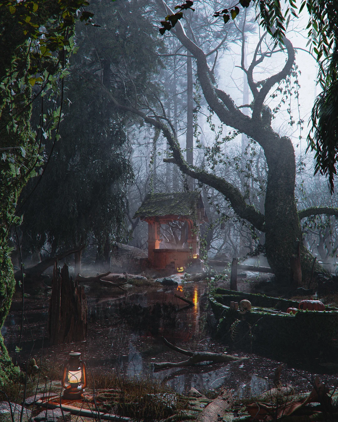 Artwork - The Swamp, Me, 3D Render, 2022 | Scrolller