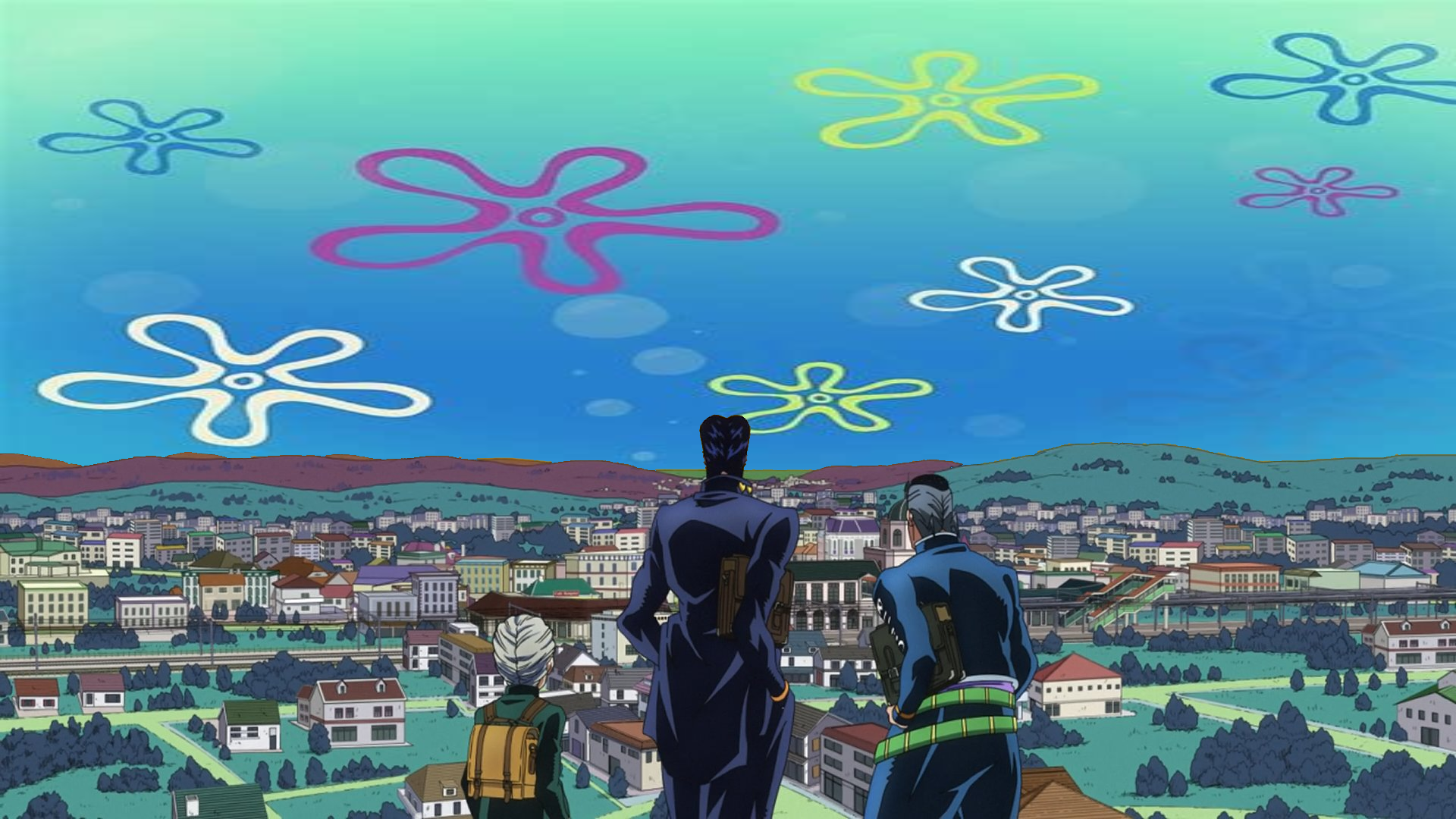 Morioh with Blue sky | Scrolller