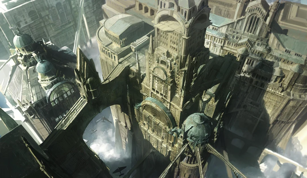 City in the Clouds by artist Pete Amachree | Scrolller