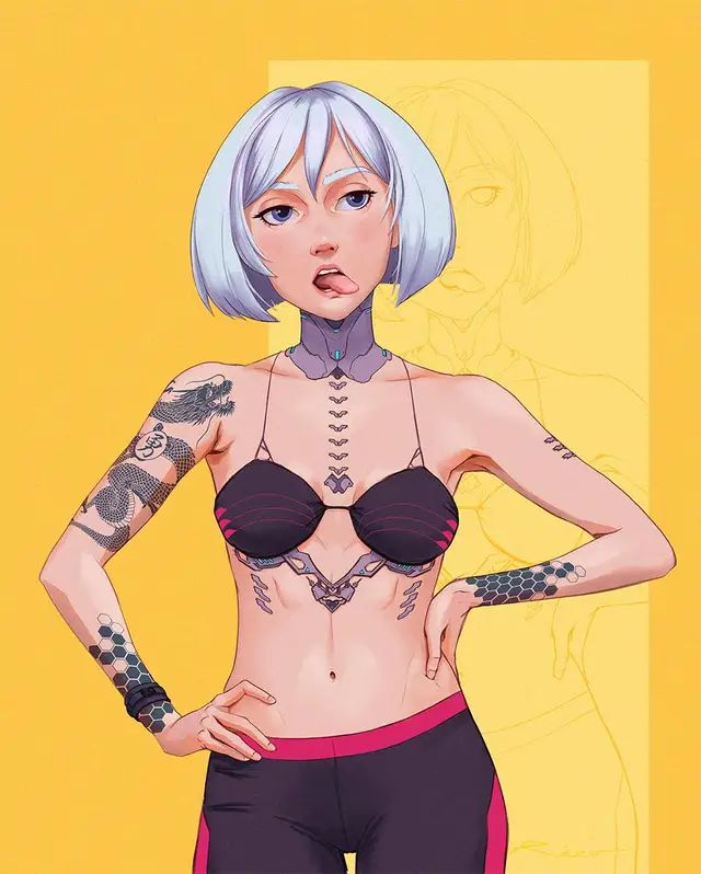 Cyber Girl, by me | Scrolller