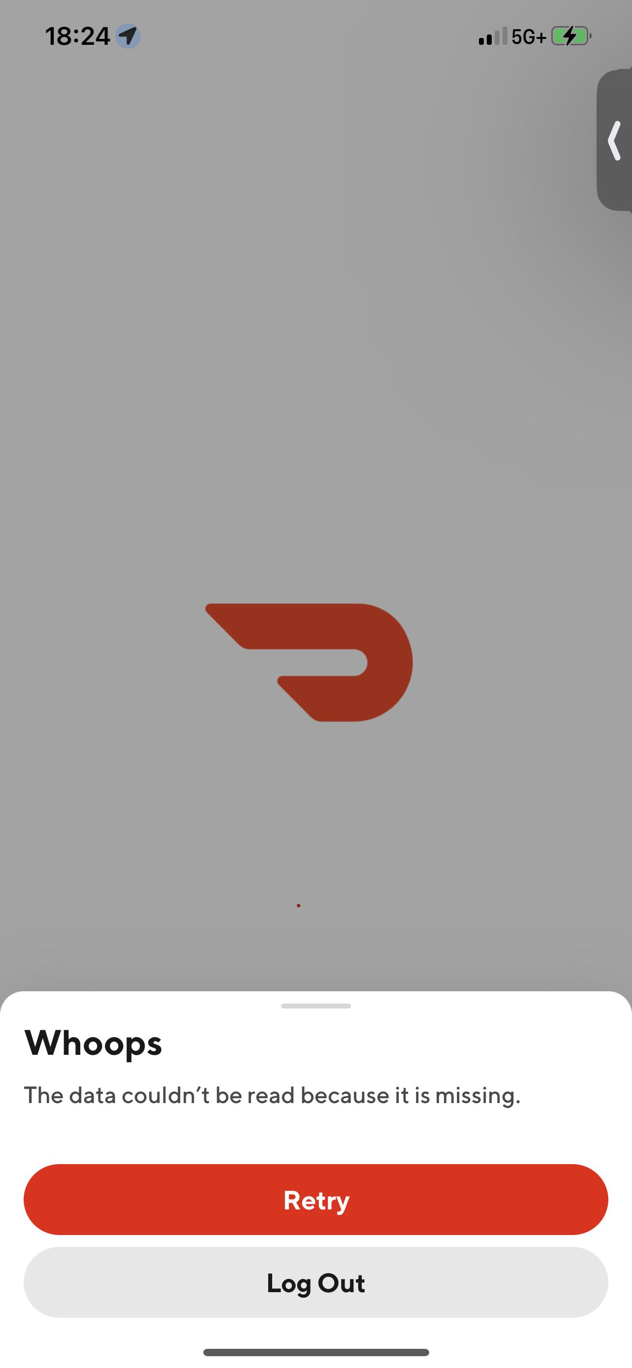 Doordash app down? | Scrolller