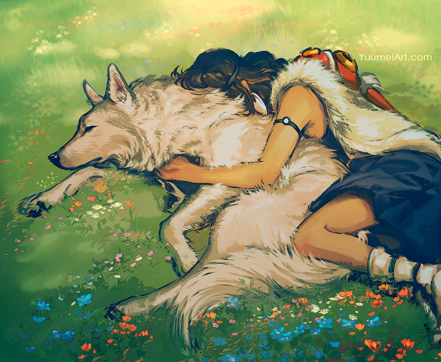 Princess Mononoke by Yuumei | Scrolller