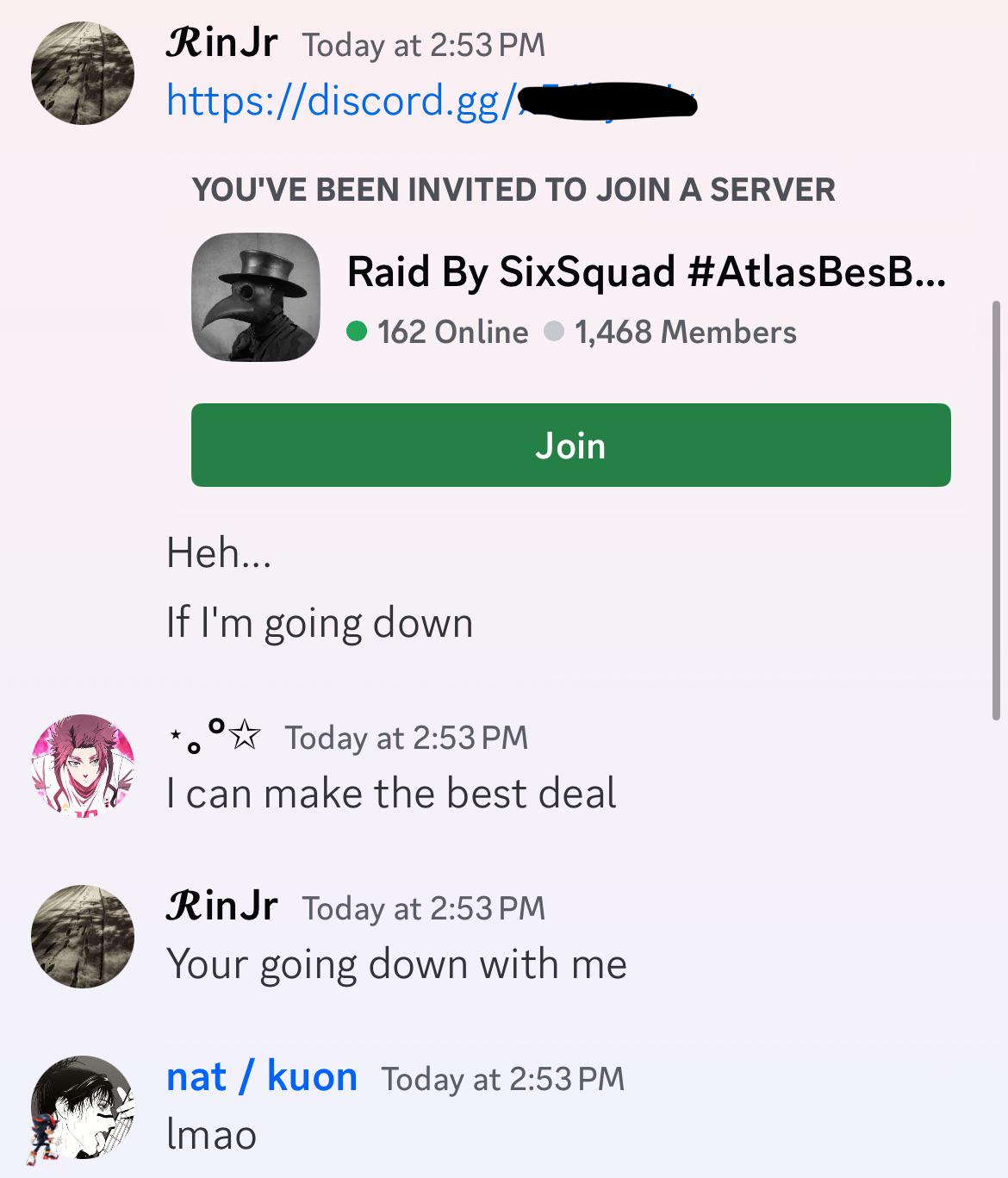 Discord raid server | Scrolller