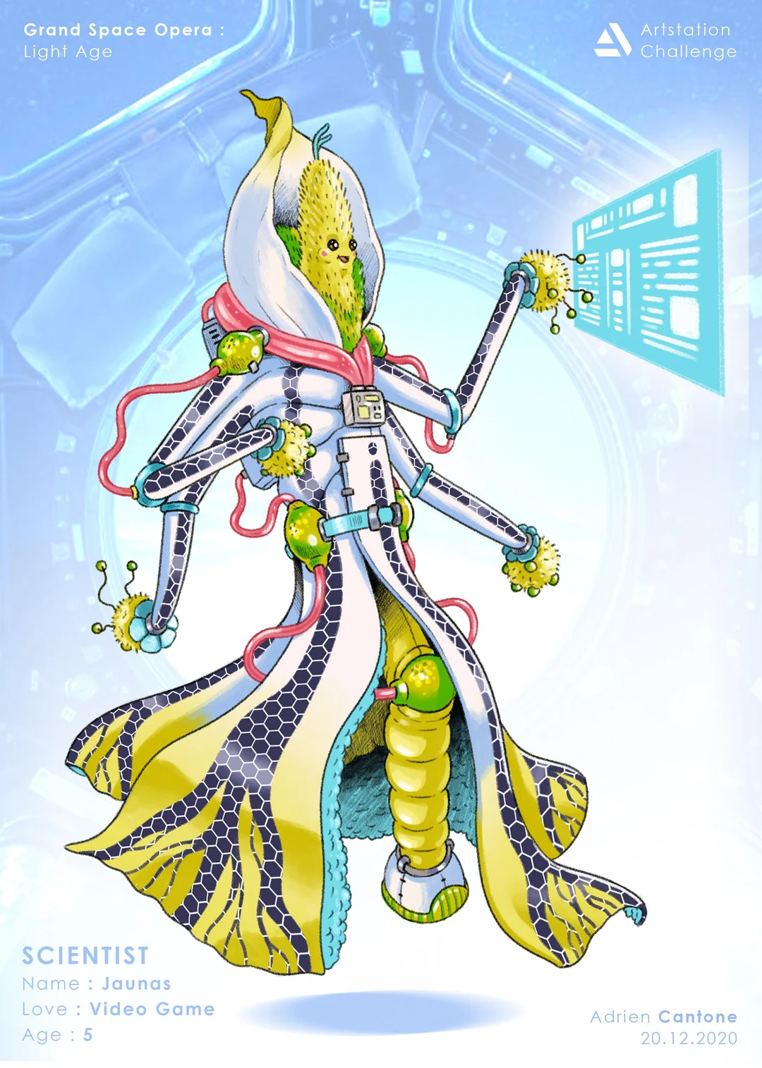 Grand Space Opera character by Adrien Cantone | Scrolller