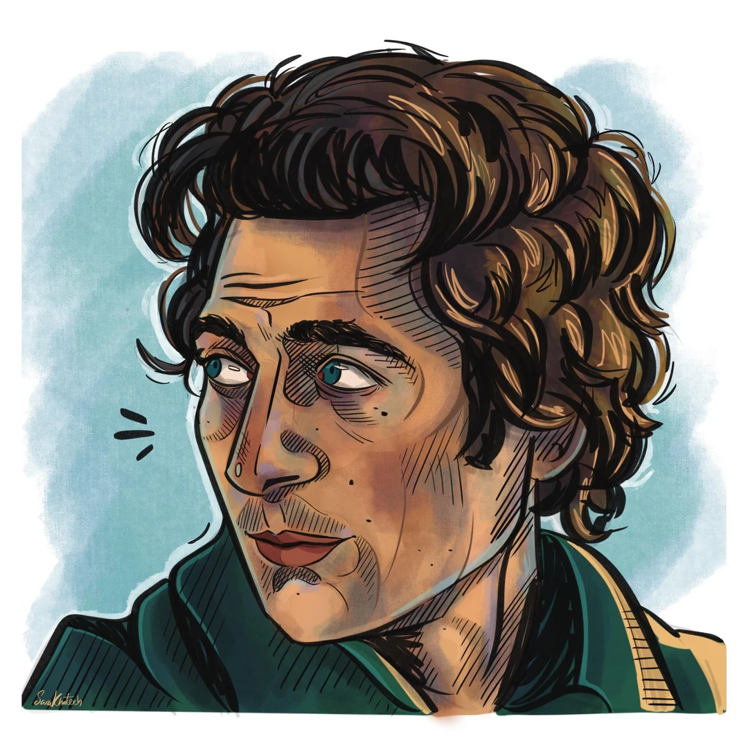 Portrait study, me, digital, 2023 | Scrolller