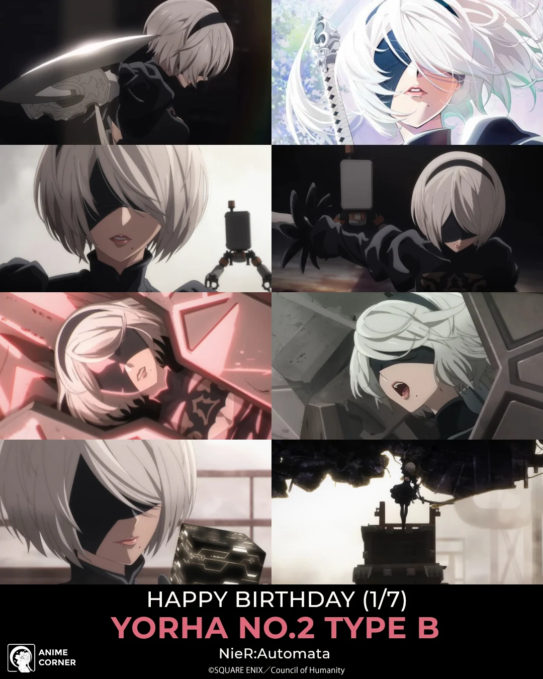 Happy birthday to 2B! | Scrolller