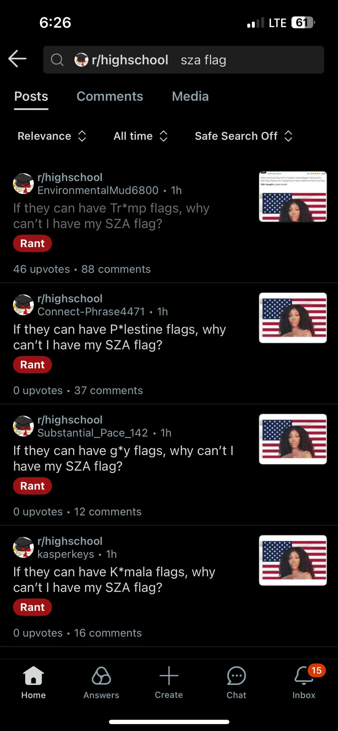 Are people karma farming with the SZA flag? | Scrolller