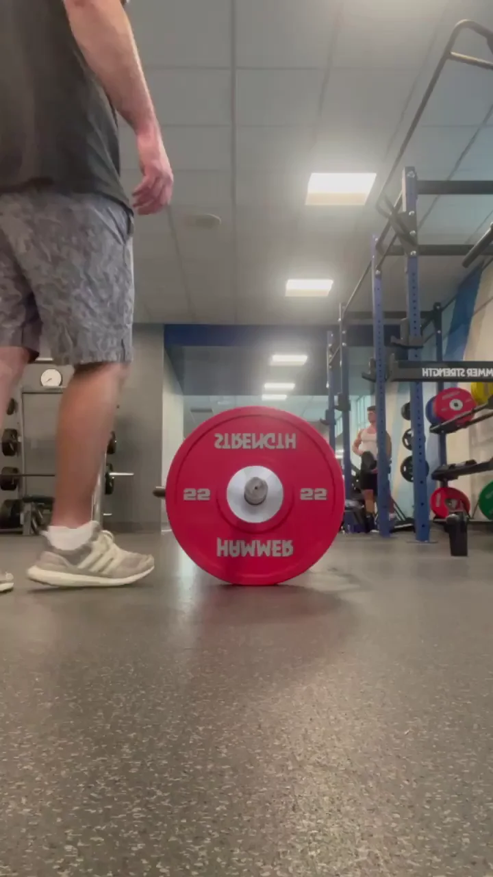 Hex bar dead lift form check | Scrolller