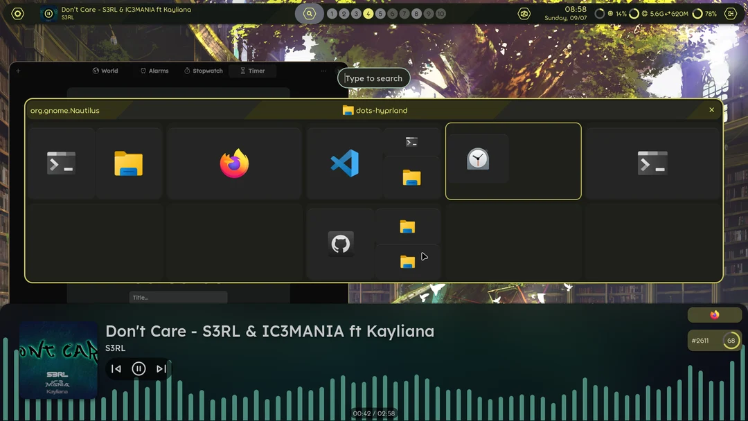 [Hyprland] How can I achieve something like this? | Scrolller