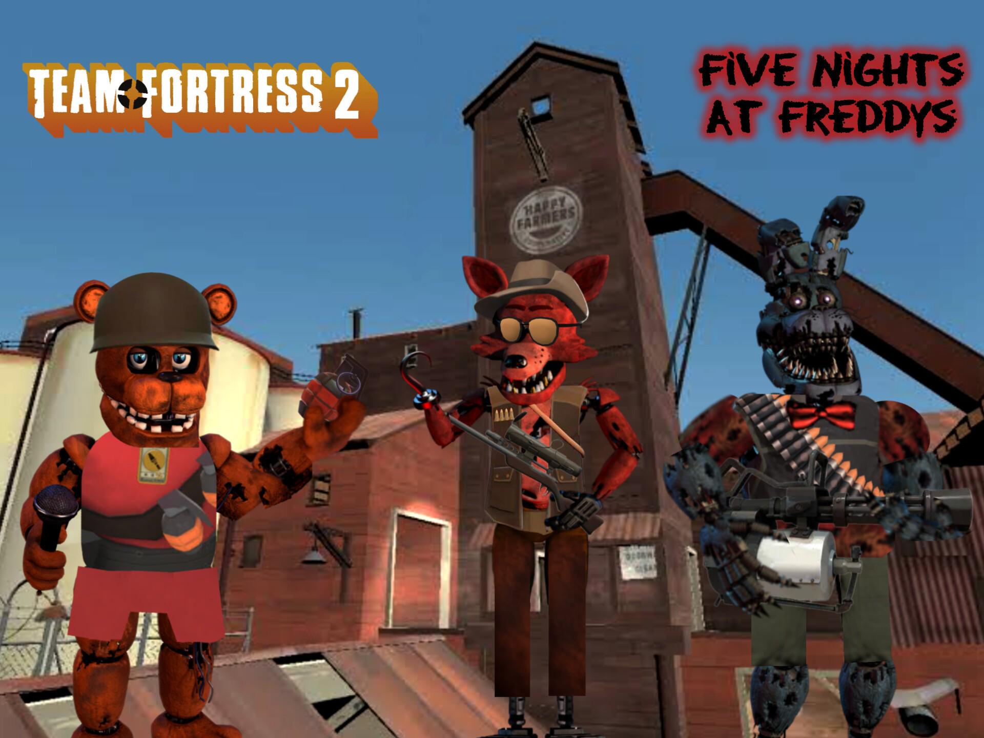 Team Fortress 2 x FNAF (original image) | Scrolller