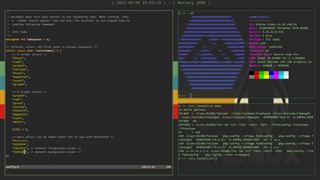 [bspwm] Alpine Minimalism | Scrolller
