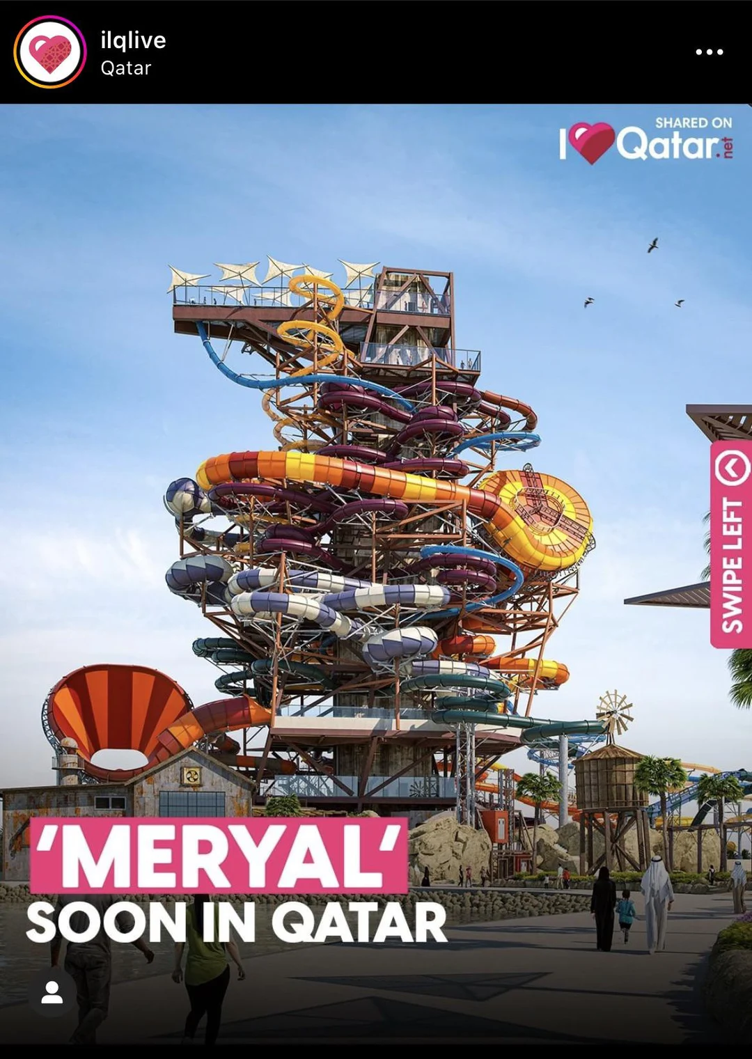 What’s your thoughts about this Waterpark opening in Qatar? 🤨 | Scrolller