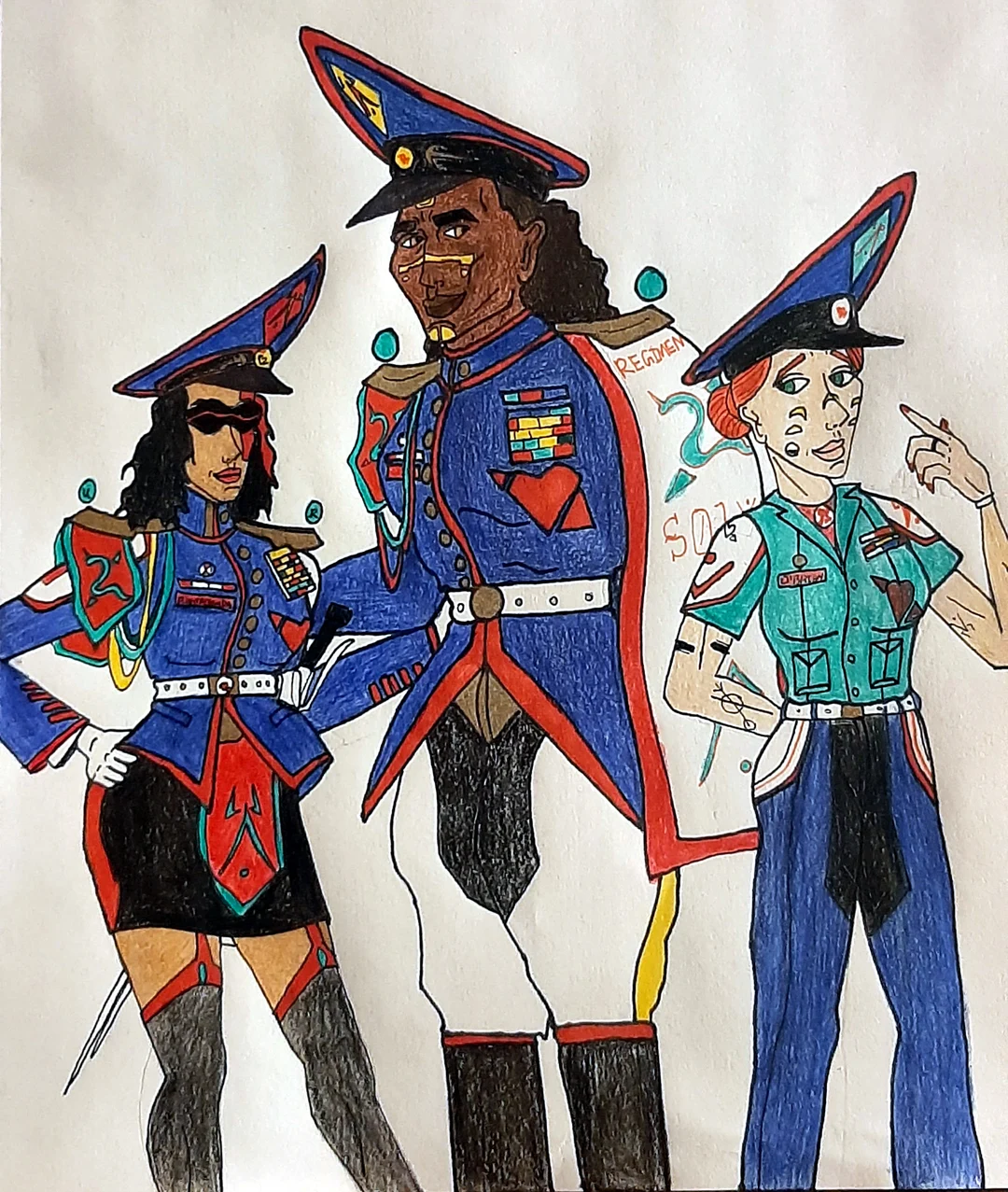 "Dress Uniforms"-by me (OC) | Scrolller