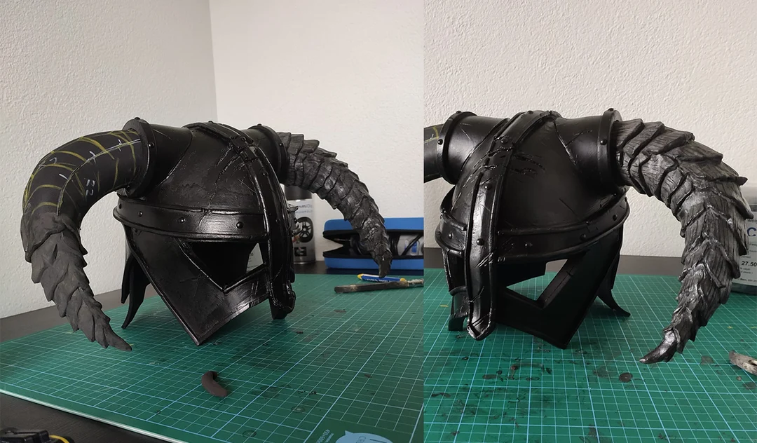 Working on my Dragonborn Cosplay (wip) | Scrolller