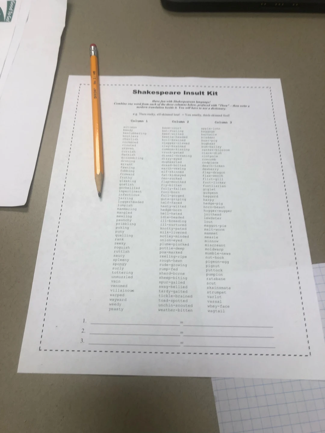 Why tf is THIS a graded assignment for 9th grade | Scrolller