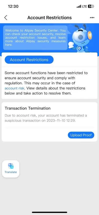 Alipay Restrictions | Scrolller