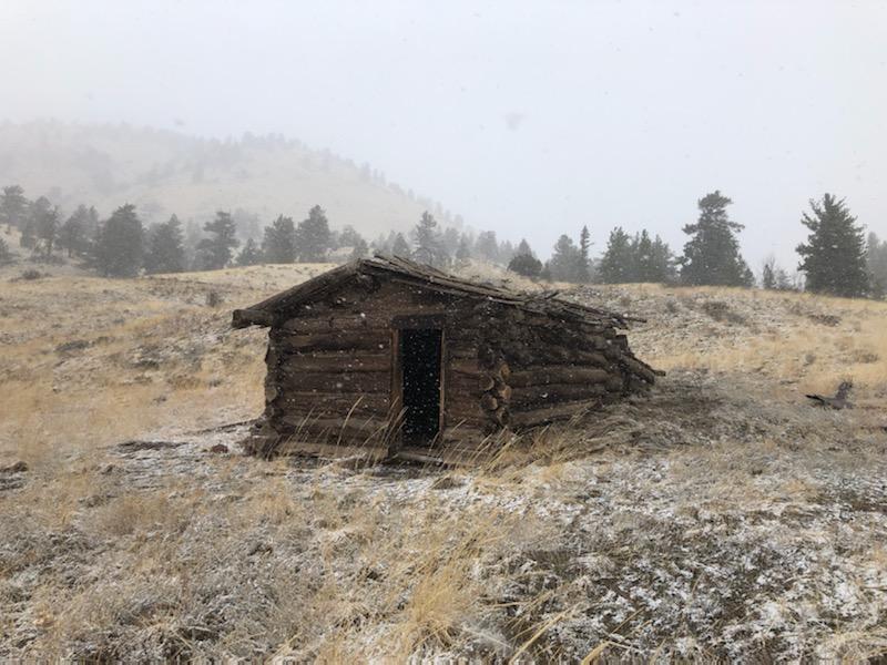 Old cabin in the Rockies. | Scrolller