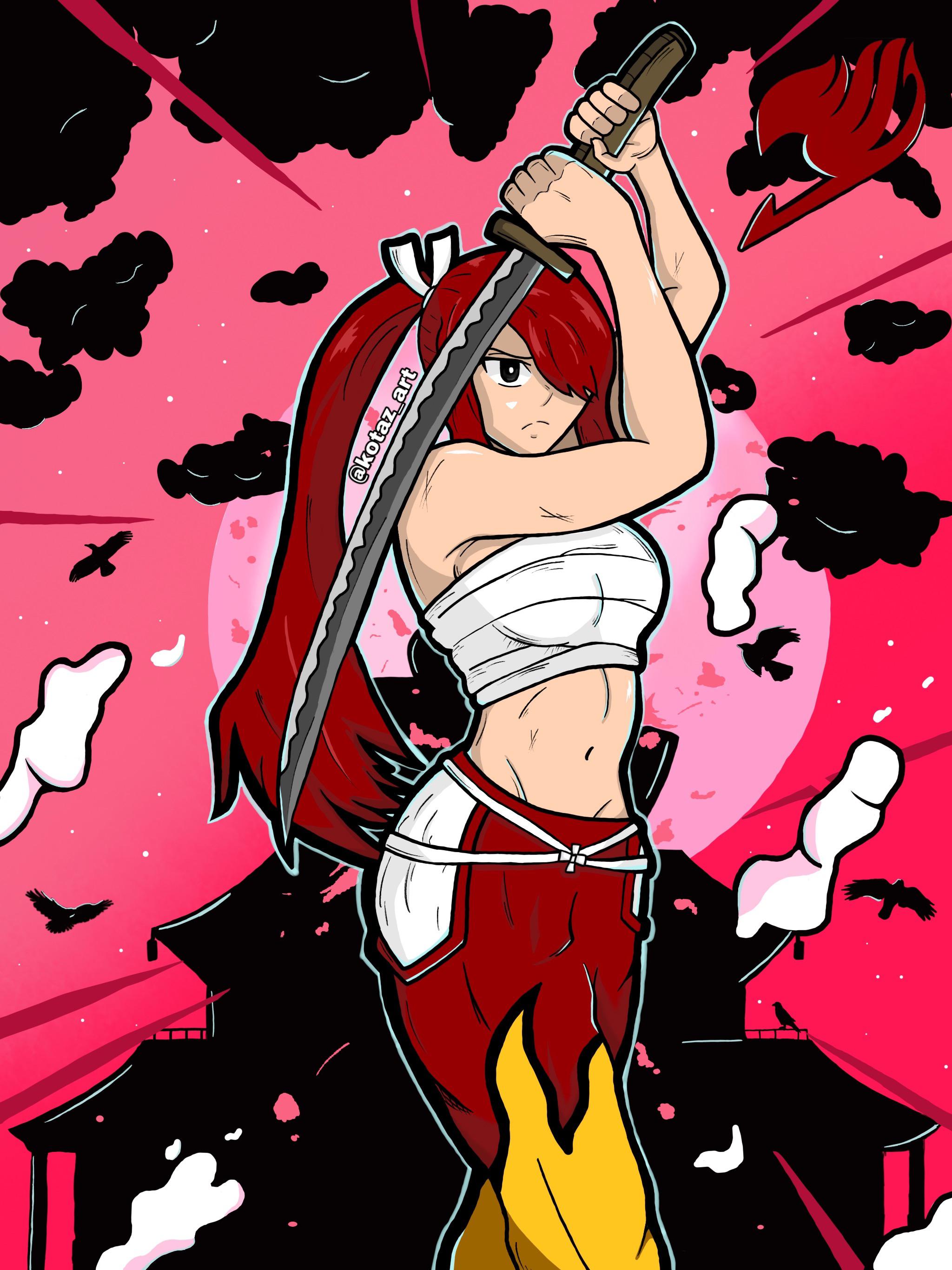 Erza Scarlett Fanart | Scrolller