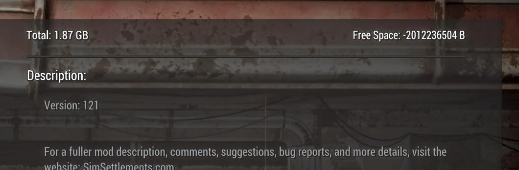 I got more mod space on Xbox? | Scrolller